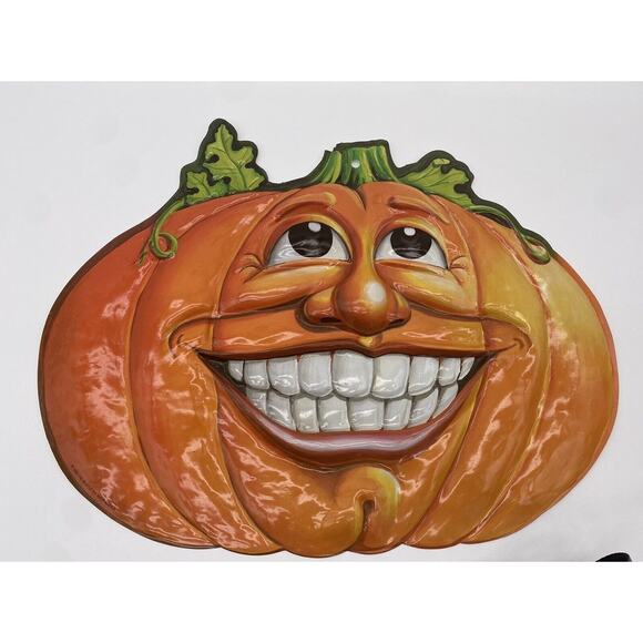 Beistle | Holiday | Vintage Beistle Halloween Jack O Lantern 3d Smile ...